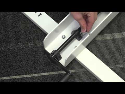 Luxor Assembly Guide: Single Column Crank Stand Up Desk