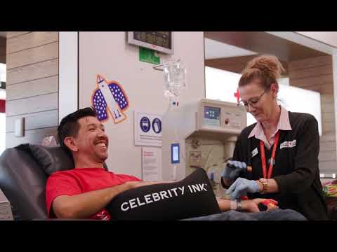 The Australian Red Cross Lifeblood x Celebrity Ink Boost Blood Donations