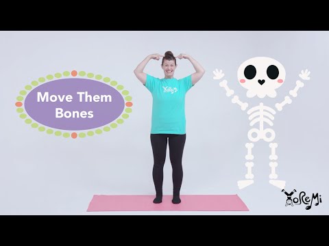 Move Them Bones (Childhood Education) | Kids Yoga, Music and Mindfulness with Yo Re Mi