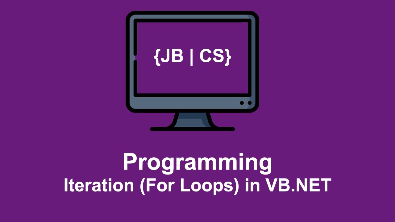 Iteration (For Loops) In VB.Net