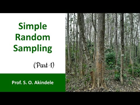 Simple Random Sampling Part 1