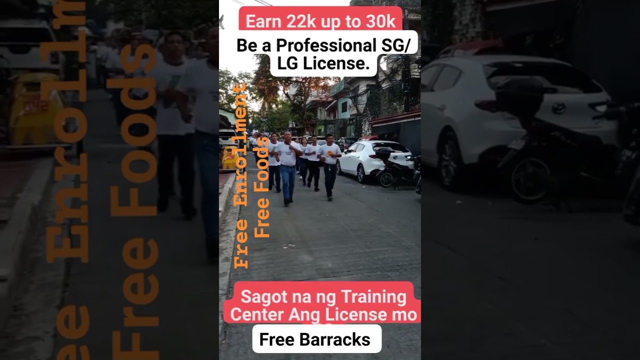 RLF SECURITY TRAINING ACADEMY! Be a Professional License Security Enroll Now!