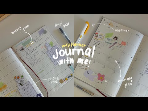 🍃 journal with me — muji planner 2021