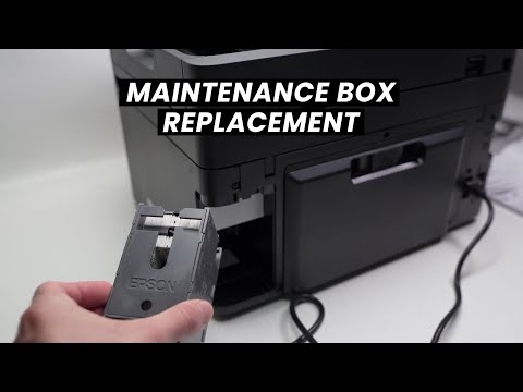 How to Replace the Maintenance Box on Epson WorkForce Pro WF-4820 & 4830