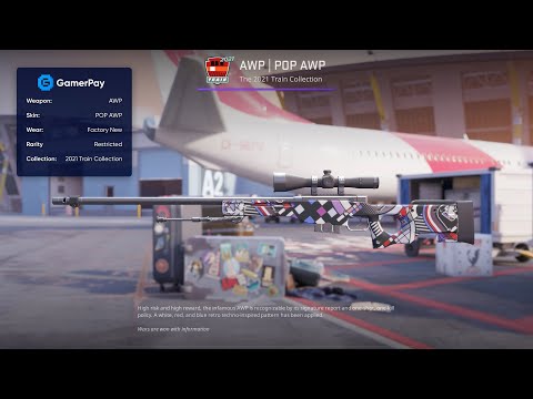CS2 - AWP | POP AWP (Factory New) - Skin Showcase