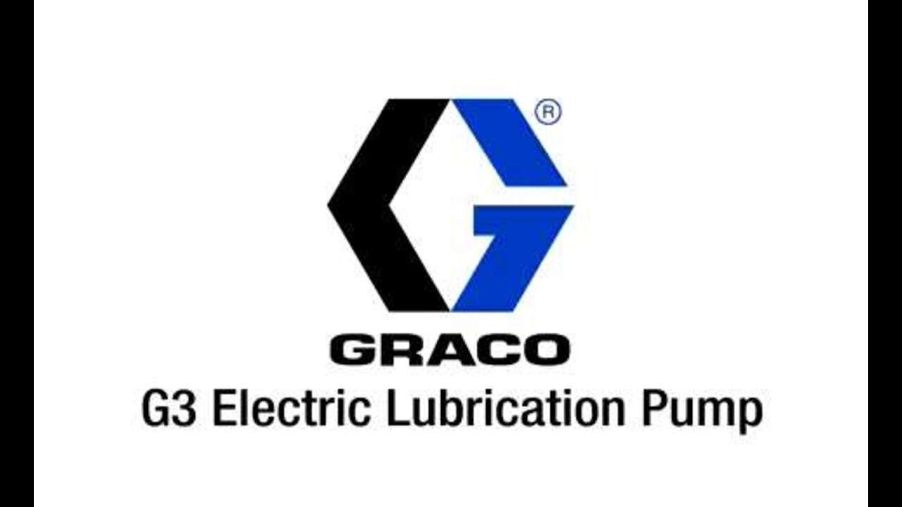 Graco G3 Electric Lubrication Pump Training