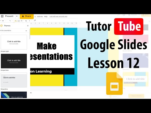 Google Slides Tutorial - Lesson 12 - Selecting Font Type and Font Size