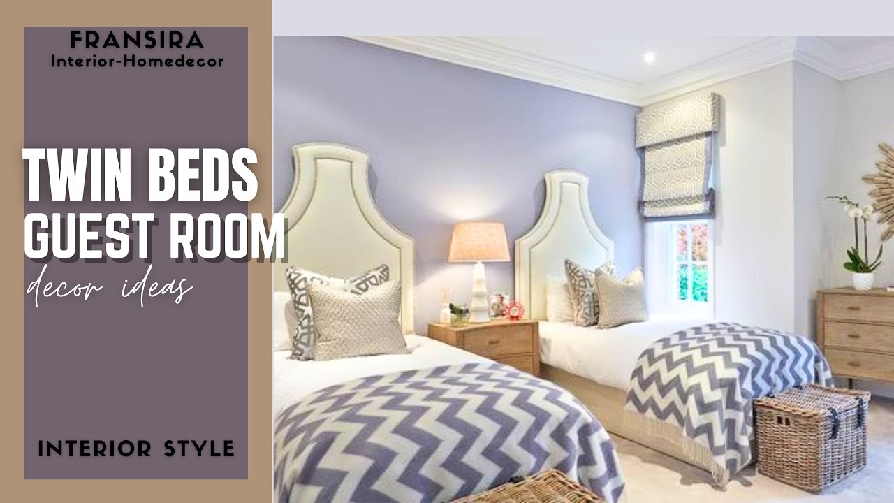 TWIN BEDS for GUEST ROOM #bedroomdesignideas