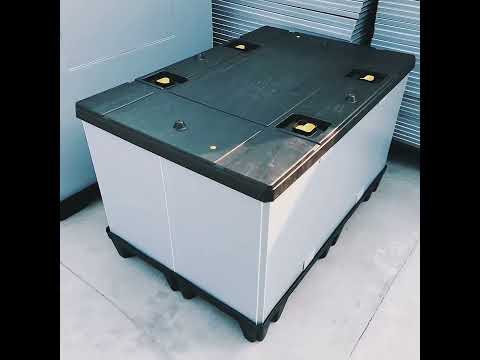 Pallet Sleeve Box, Plastic bulk container, Plastic Gaylord