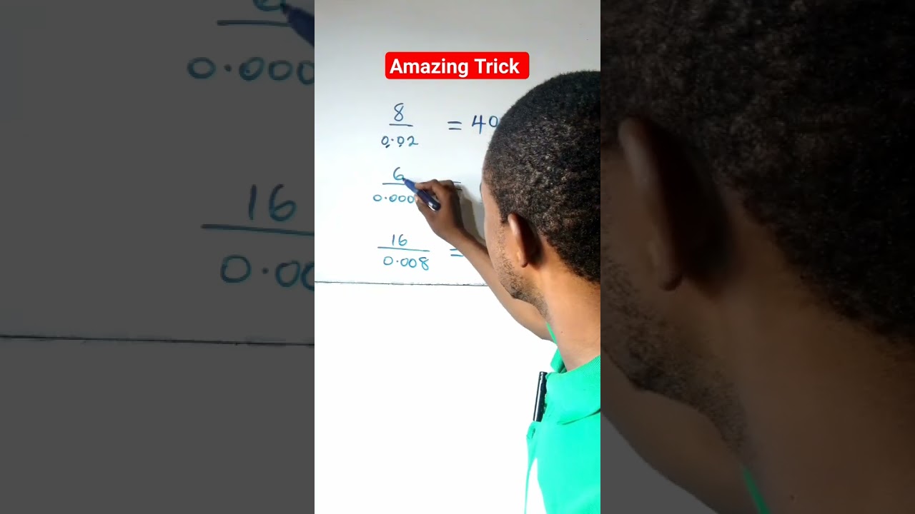 Fraction Trick #maths #mathstricks #mathshorts