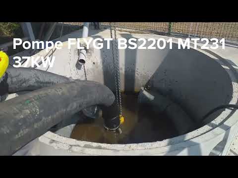 Essais pompe FLYGT BS2201MT231