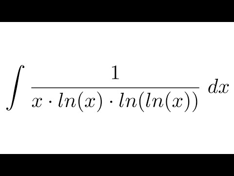Integral of 1/(x*ln(x)*ln(ln(x)) - Integrals ForYou