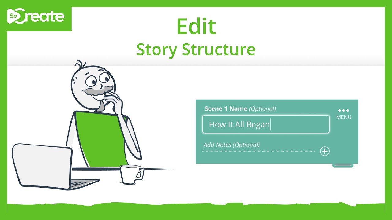 SoCreate - How to Edit Story Structure in SoCreate Screenwriting Software