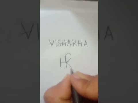 Name of logo Vishakha💥💖Comment your names!😍🤩#trending #viral #youtubeshorts #shorts #art #short