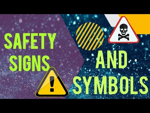 Safety signs || safety signs and symbols || Safety Signs in workshop