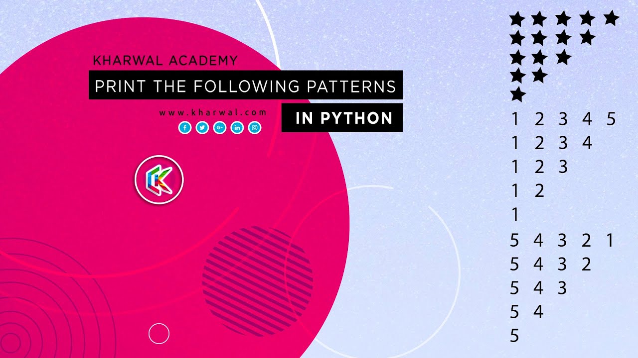Fourth Pattern Using Nested Loops In Python