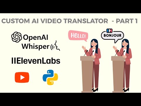 Build An AI Video Translator With Python, FFmpeg, OpenAI Whisper And ElevenLabs - Part 1 #ai
