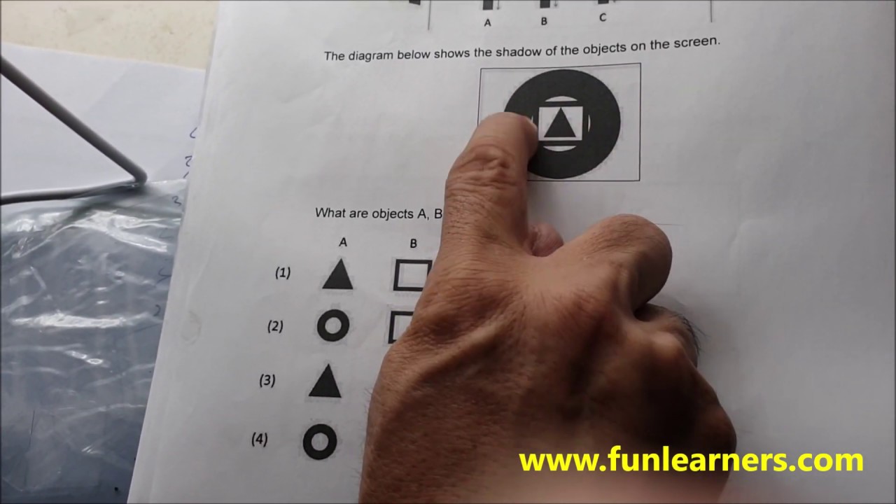 light experiment set   shadow 1