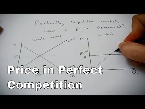 How price is determined in perfect competition