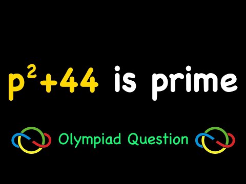 Solving a Nice Number Theory Problem | Dealing with Prime Numbers | p and p^2+44 are Primes
