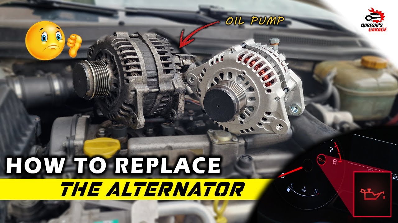 How to replace the alternator Opel astra H 1 7 CDTI -  Qureshi's Garage