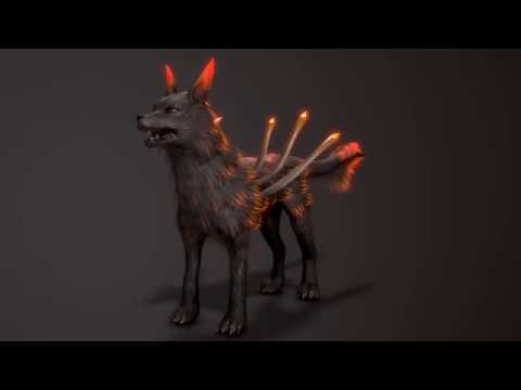 Fire Wolf Maya Rig – Truong CG Artist
