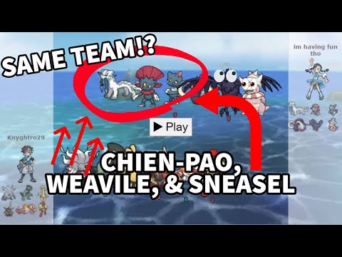 CHIEN-PAO, WEAVILE, & SNEASEL TEAM UP TO TAKE DOWN SMOGON!?