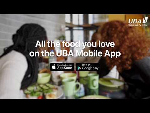 Order your favourite meals from the UBA Mobile App