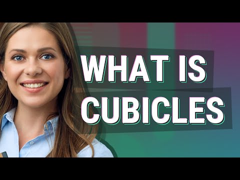 Cubicles | meaning of Cubicles