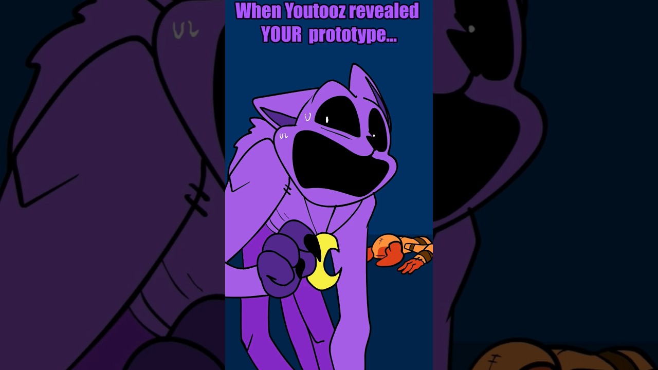 Poppy's Playtime CatNap Meets His Prototype Youtooz Plushie 🐾 ✨️