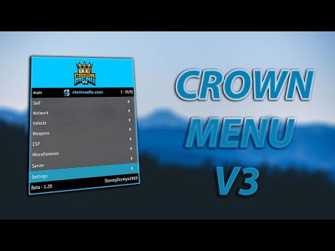 FiveM Crown Menu V3, Best FiveM Menu | Free Money | Free Weapons | Best Menu 2023