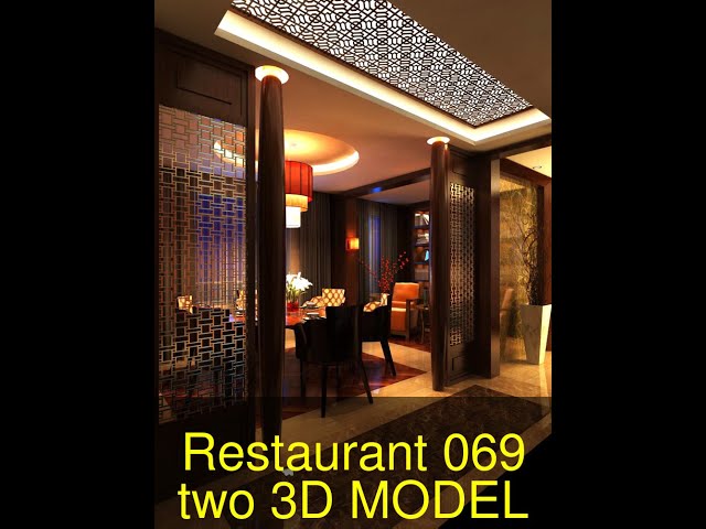 Restaurant 069 two 3D Model - FlatPyramid