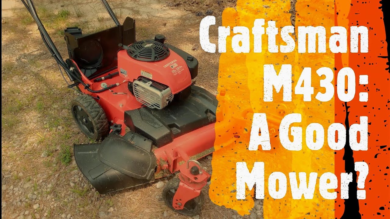 Craftsman M430 28-inch Lawnmower Review