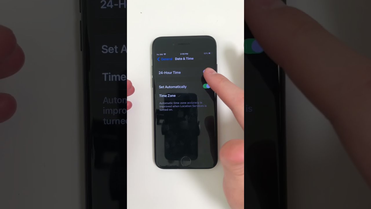 How To Change Date & Time On iPhone Or iPad #Shorts
