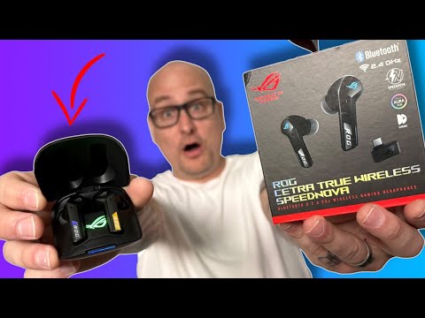 These are the BEST wireless gaming earbuds yet! Asus Rog Cetra Speednova Review