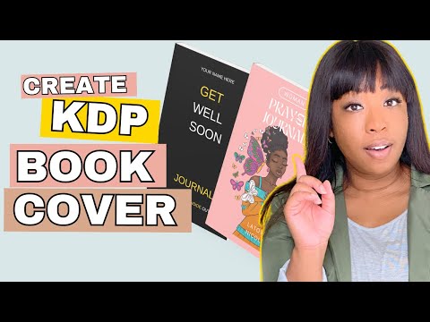 How to Upload KDP Template to Canva (Publish Journal Book Cover to Amazon.)
