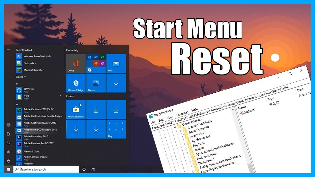 How to Reset Windows 10 Start Menu Layout to Default