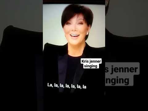 kris jenner singing 😂 #thekardashians #krisjenner #hulu