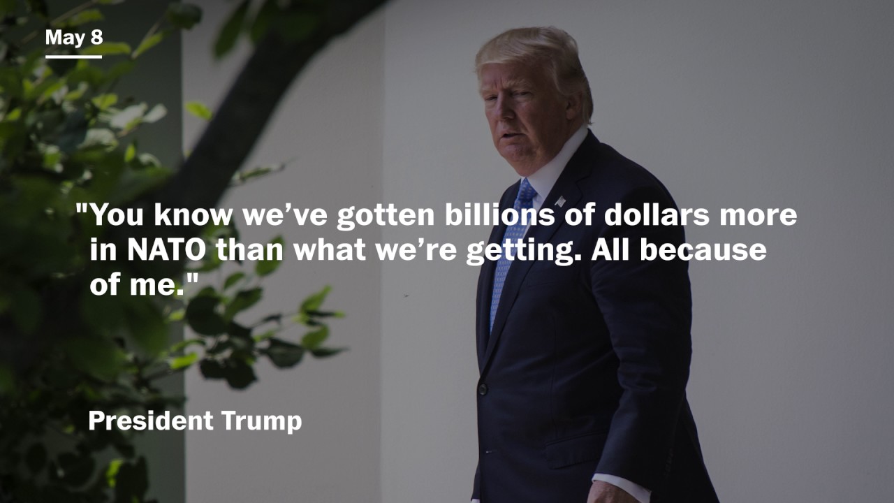 Fact Check: President Trump's rhetoric on NATO