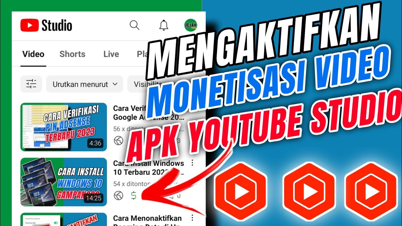 Cara Mengaktifkan Monetisasi Video Youtube | Tutorial Aktifkan Monetisasi Video di Youtube Studio