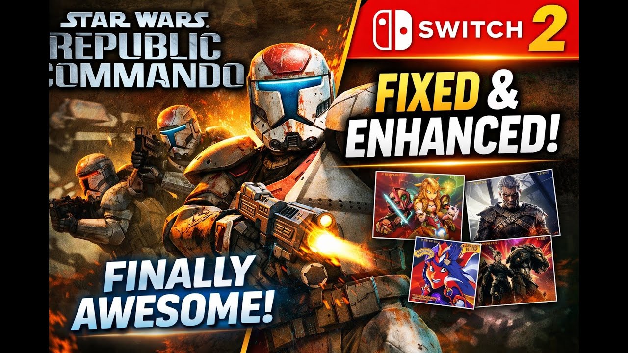 Star Wars Republic Commando Finally Shines on Nintendo Switch 2 + Other Games Fixed!