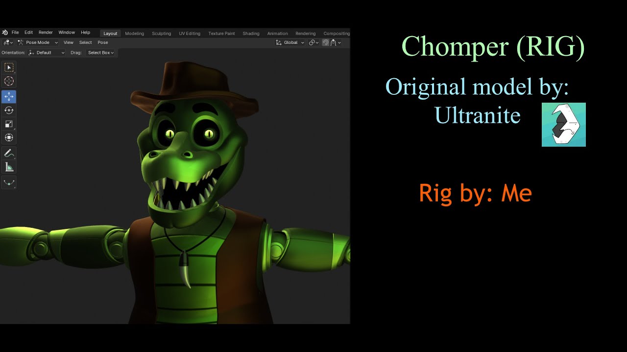 Chomper RIG (Blender 4.1)