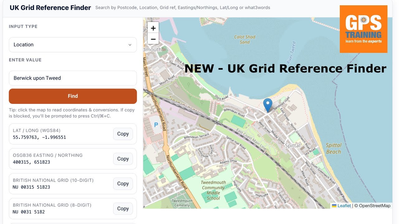 UK - Grid reference finder