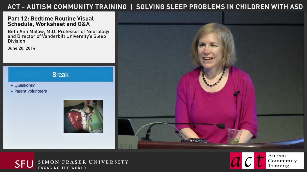 Part 12: Bedtime Routine Visual Schedule, Worksheet and Q&A