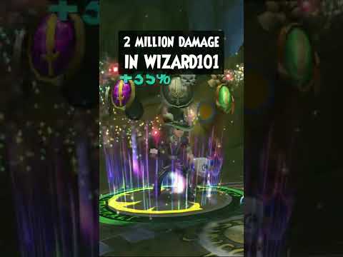 2 Million Damage in Wizard101 #shorts