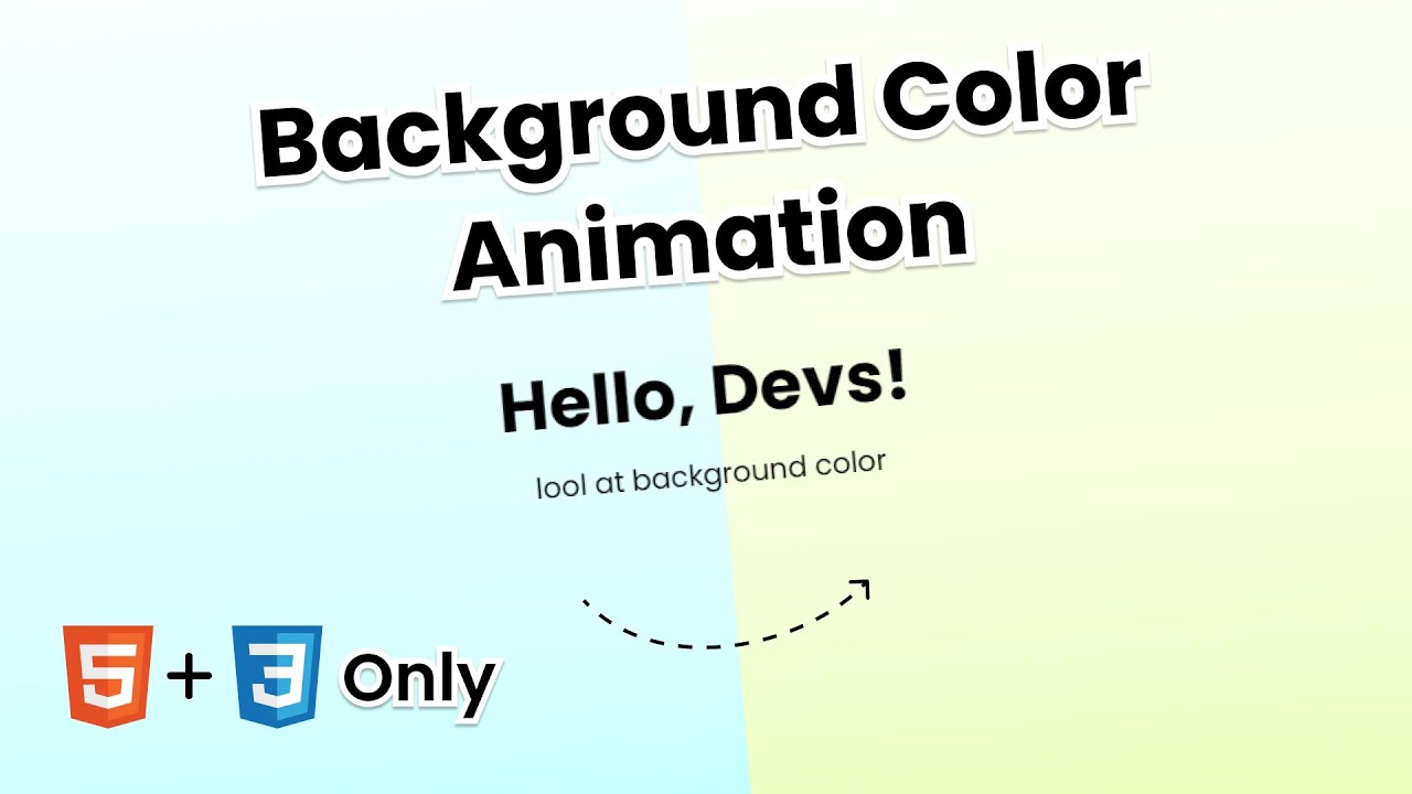 Background Color Animation Using CSS Only | Coder Sujit