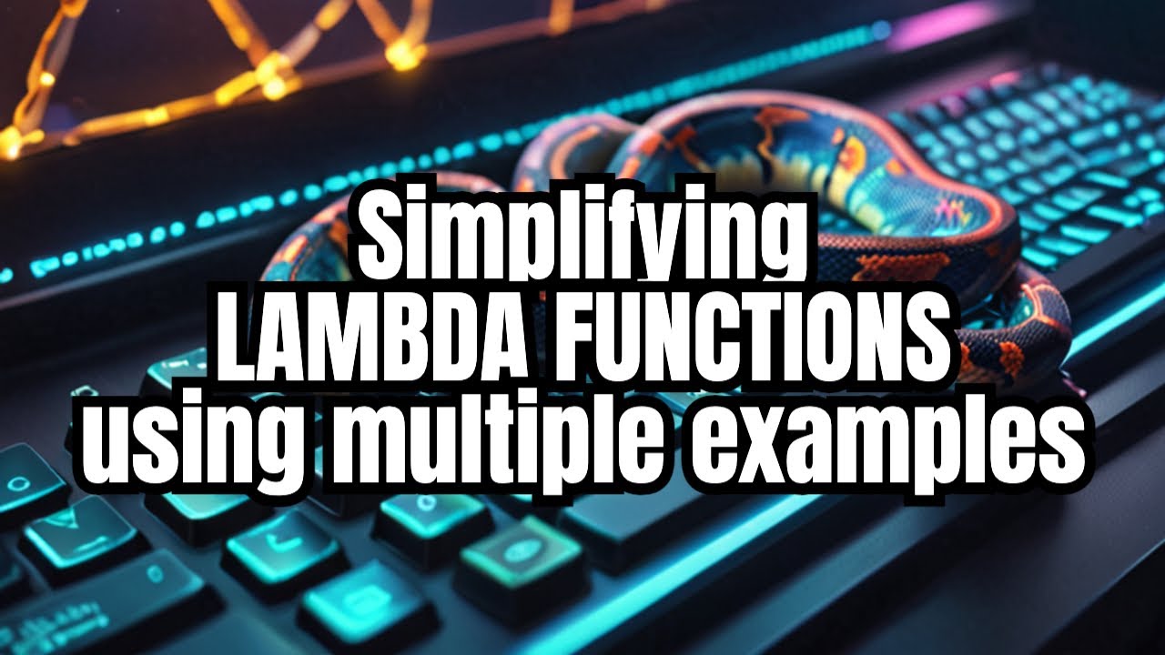 Python hands-on tutorial: Lambda Functions | Lambda Expressions