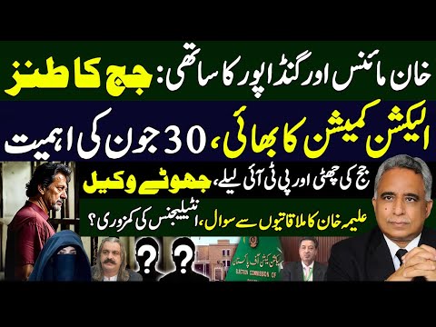 خان مائنس اور گنڈاپور کا ساتھی، جج کا طنز،الیکشن کمیشن کا بھائی؛ 30 جون کی اہمیت