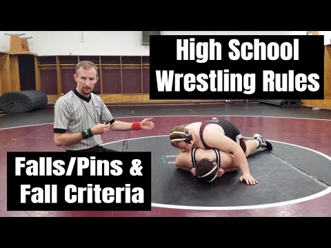 High School Wrestling rules #4: Falls/Pins & Fall criteria