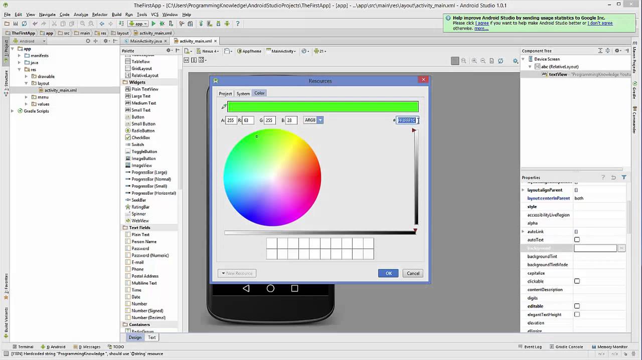 Android Tutorial for Beginners 4 # Basic Overview of an Android App   YouTube